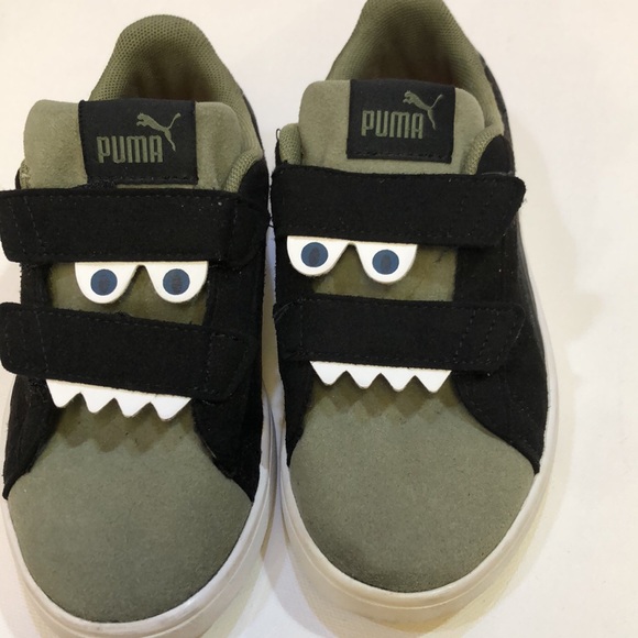 Puma | Shoes | Kids Puma Smash Monster Slip Ons | Poshmark